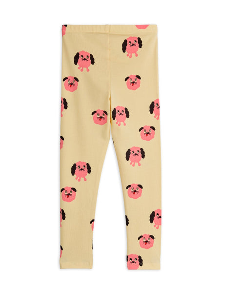 mini rodini doggies aop leggings yellow – kodomo
