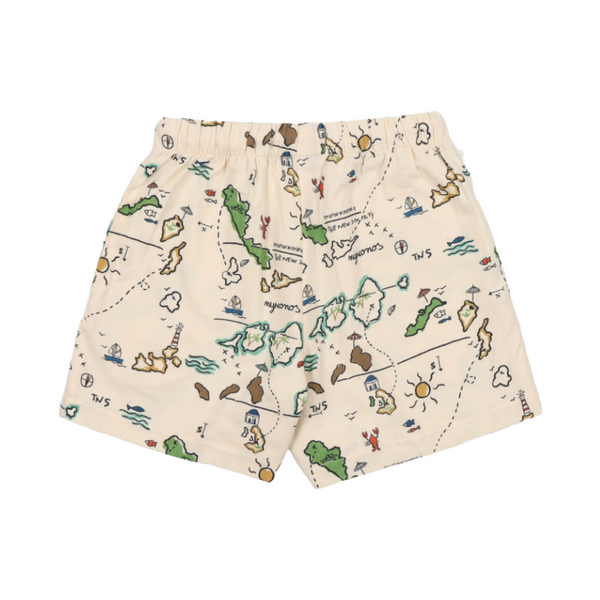 the new society arkoi bermuda shorts map print – kodomo