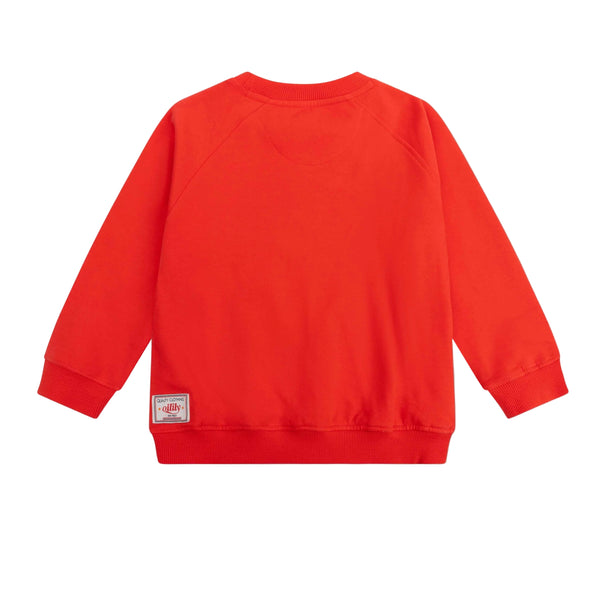 oilily hutt pirate ship sweatshirt red – kodomo