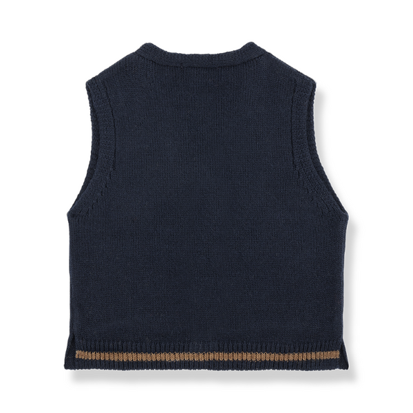 1+ in the family thomas baby vest dark blue – kodomo