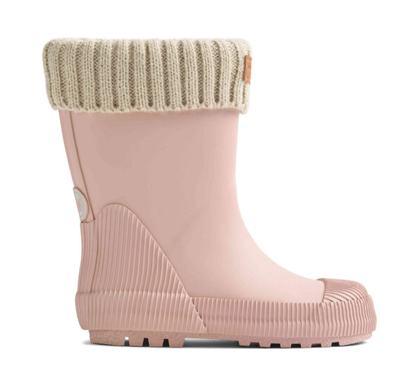 wheat thermo rubber boots rose powder – kodomo