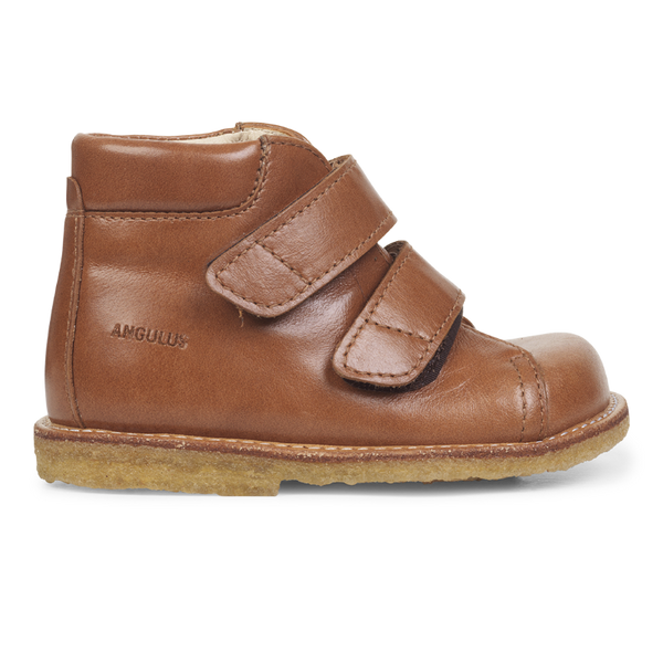 angulus starter boot with velcro cognac – kodomo